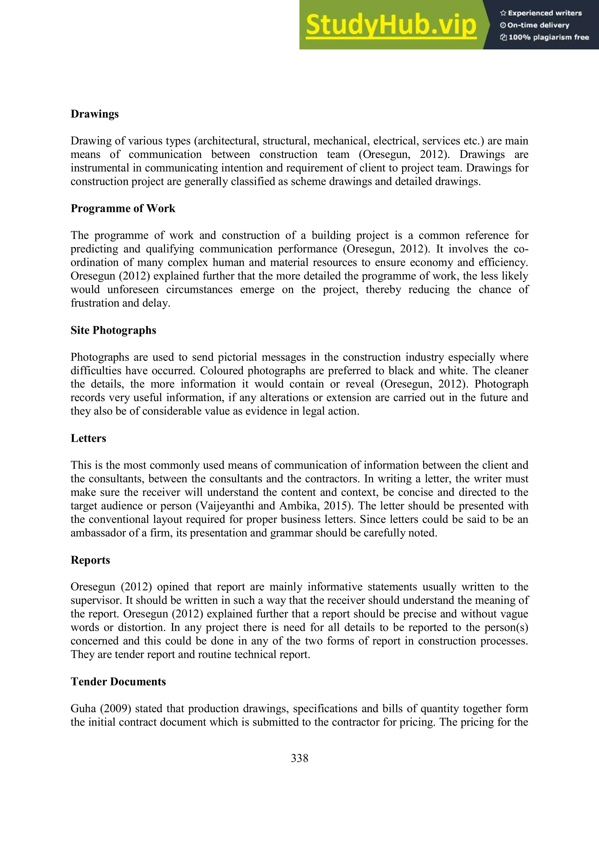 A FRAMEWORK FOR EFFECTIVE COMMUNICATION AMONG CONSTRUCTION TEAM | PDF