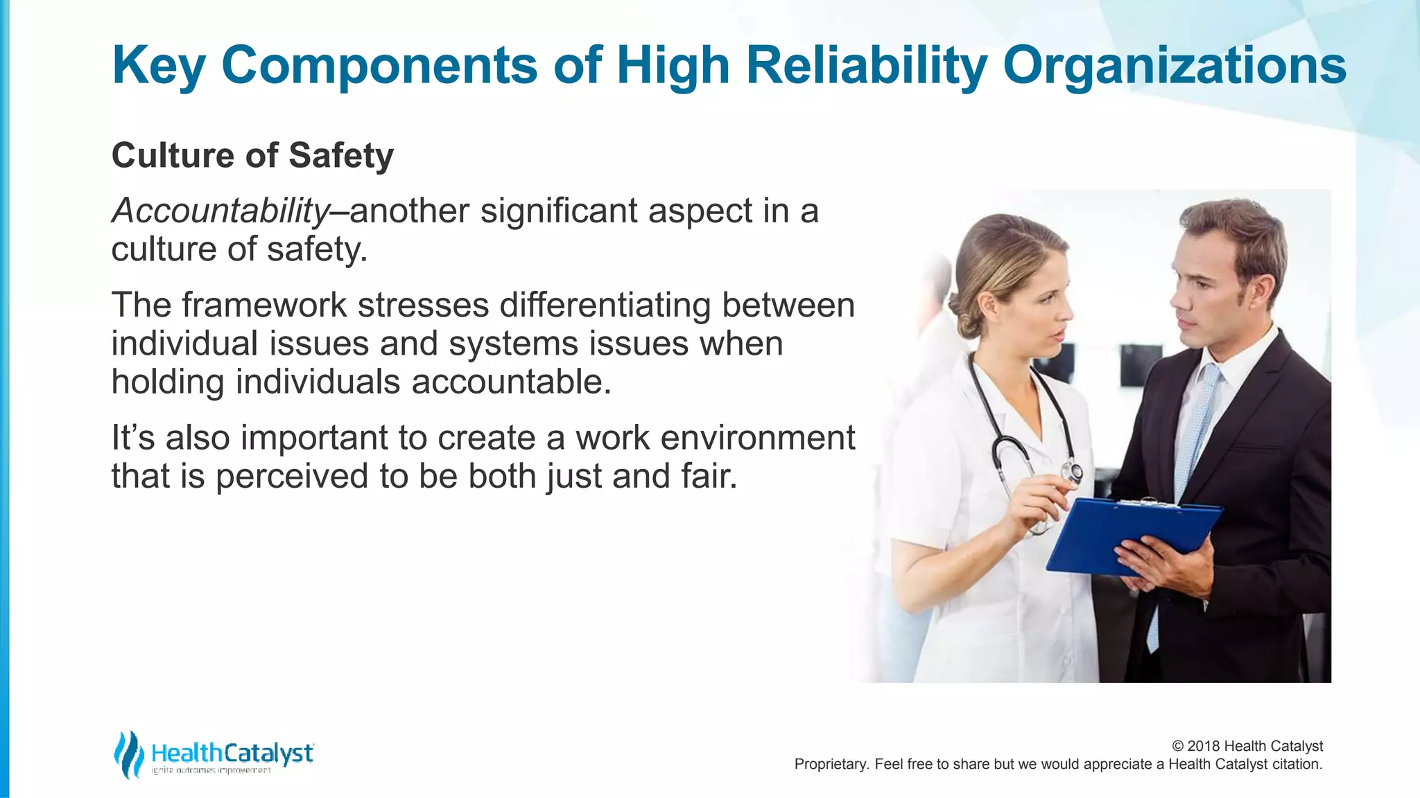 A Framework for High-Reliability Organizations in Healthcare | PPTX