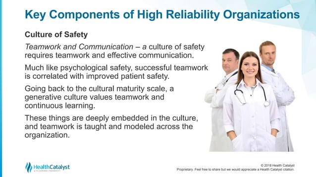 A Framework for High-Reliability Organizations in Healthcare | PPT