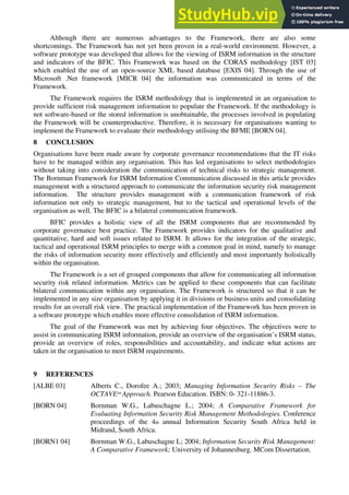 A Framework For Information Security Risk Management Communication | PDF | Business ...