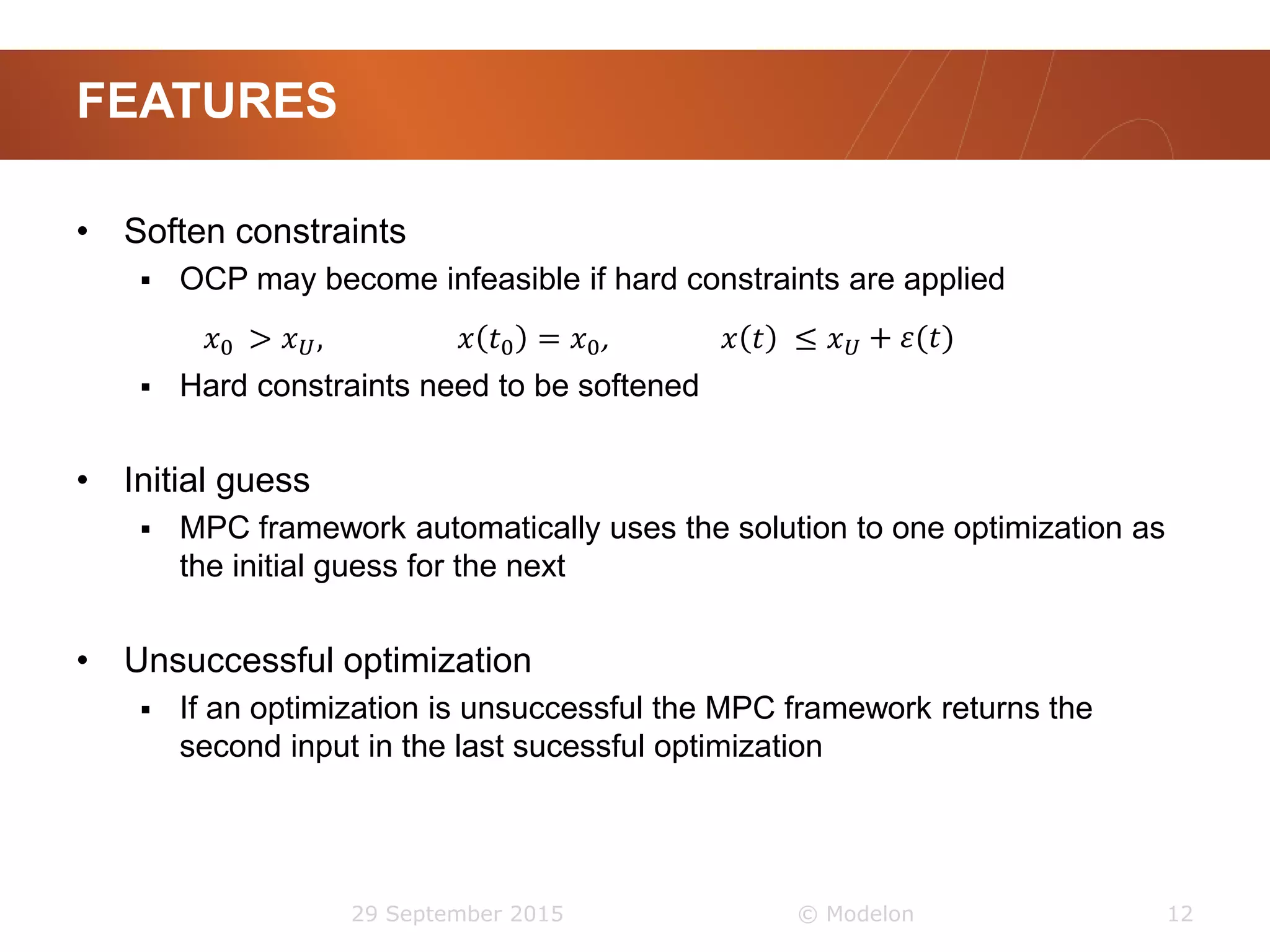 A Framework For Nonlinear Model Predictive Control Pptx Programming