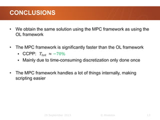 A framework for nonlinear model predictive control | PPTX