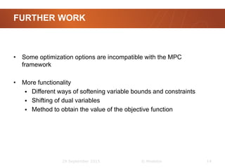 A framework for nonlinear model predictive control | PPTX