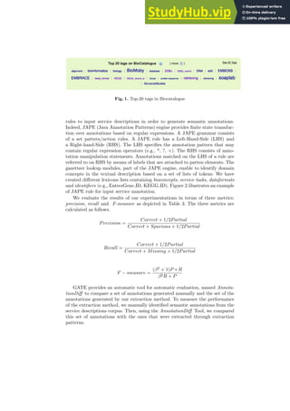 A Framework For Resource Annotation And Classification In Bioinformatics | PDF