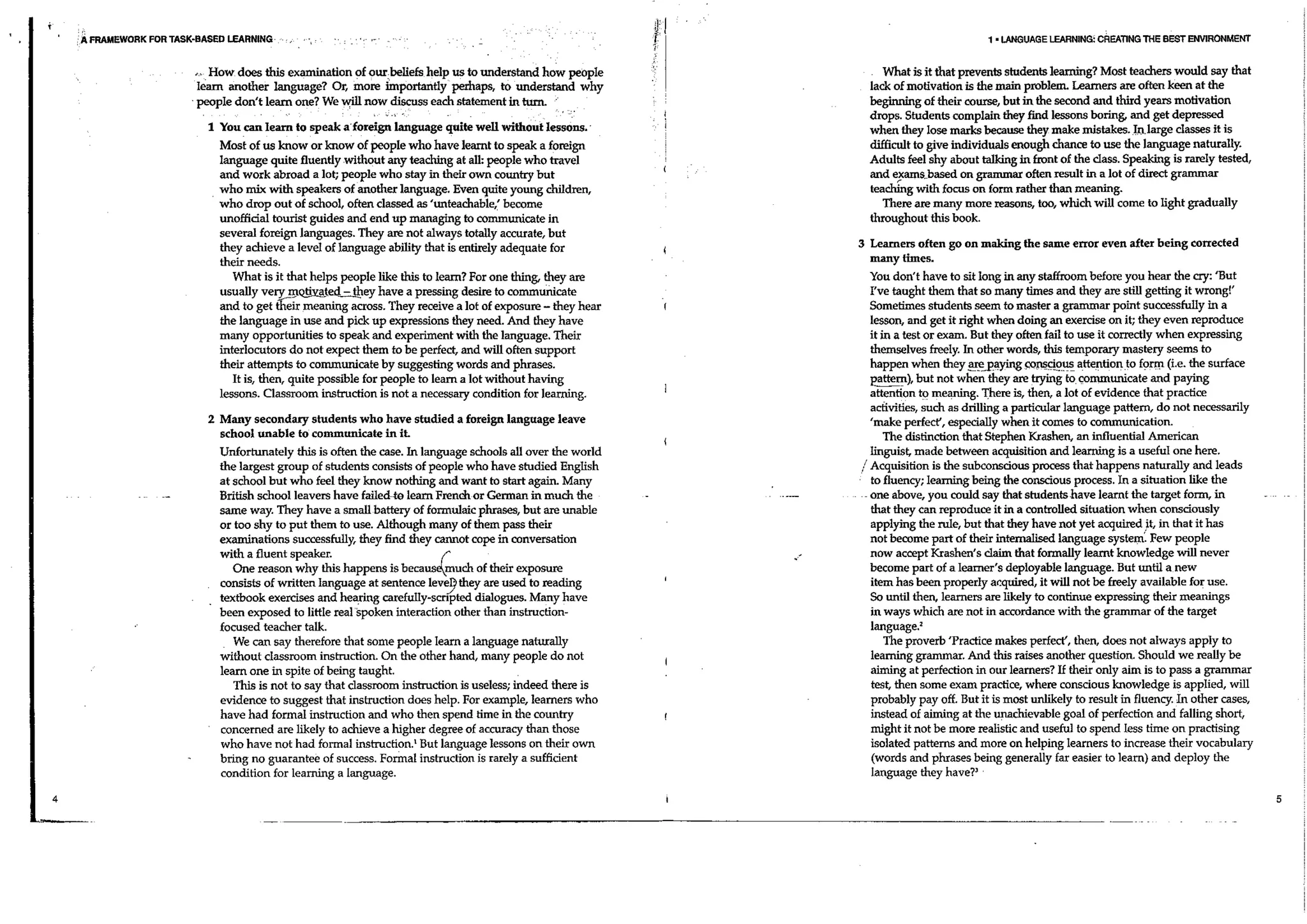 A Framework for Task-Based Learning (Longman Handbooks for Language ...