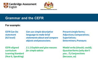 A framework for teaching grammar y6 | PPT