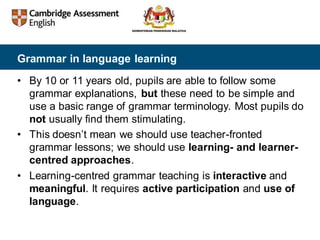 A framework for teaching grammar y6 | PPT
