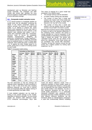 A Framework For The Evaluation Of Business Models And Its Empirical Validation | PDF