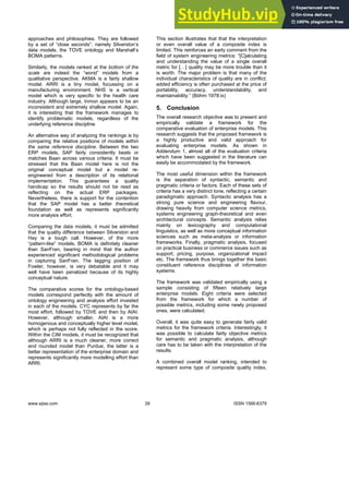 A Framework For The Evaluation Of Business Models And Its Empirical Validation | PDF