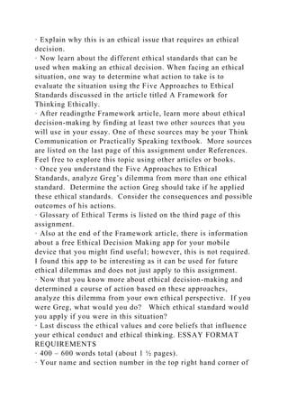 A Framework for Thinking EthicallyThis document is designed as a.docx