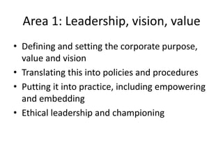 A framework for understanding corporate social responsibility 1 | PPTX