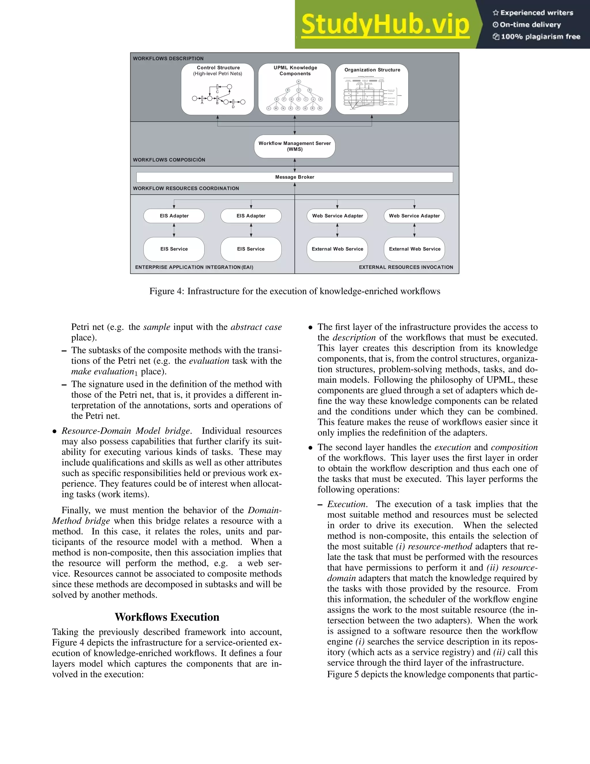 A Framework For Unifying Problem Solving Knowledge And Workflow