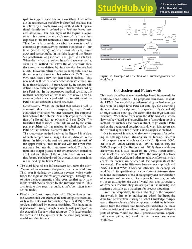 A Framework For Unifying Problem Solving Knowledge And Workflow Modeling Pdf