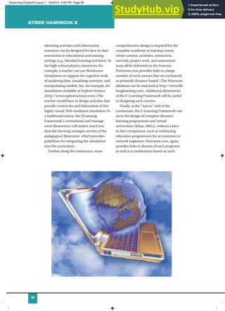 A Framework For Web-Based Learning | PDF