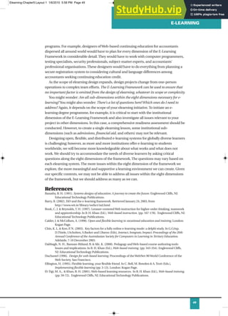 A Framework For Web-Based Learning | PDF