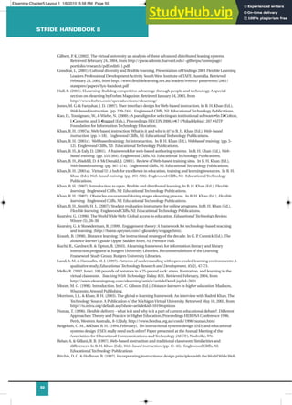 A Framework For Web-Based Learning | PDF