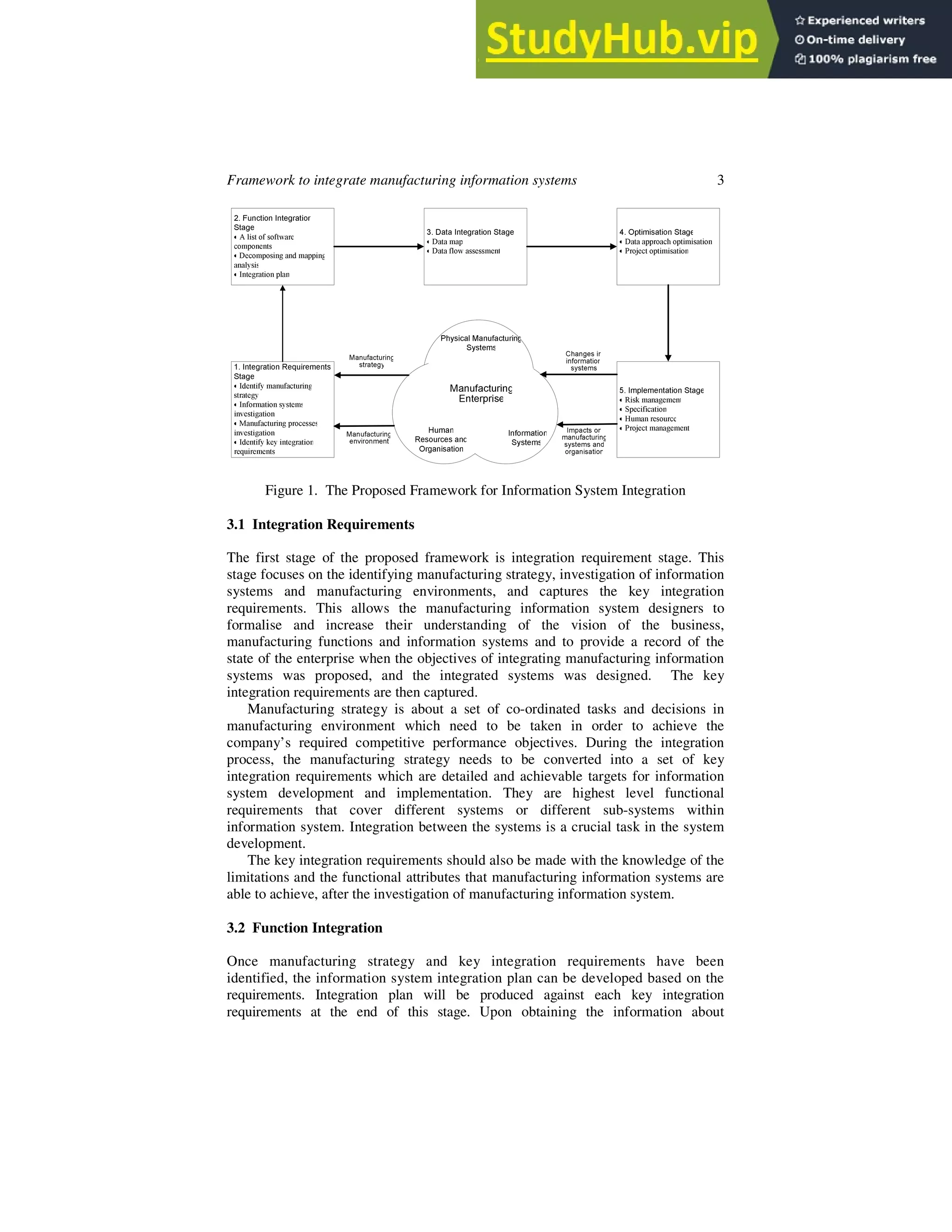 A Framework To Integrate Manufacturing Information Systems | PDF | Manufacturing Industry ...