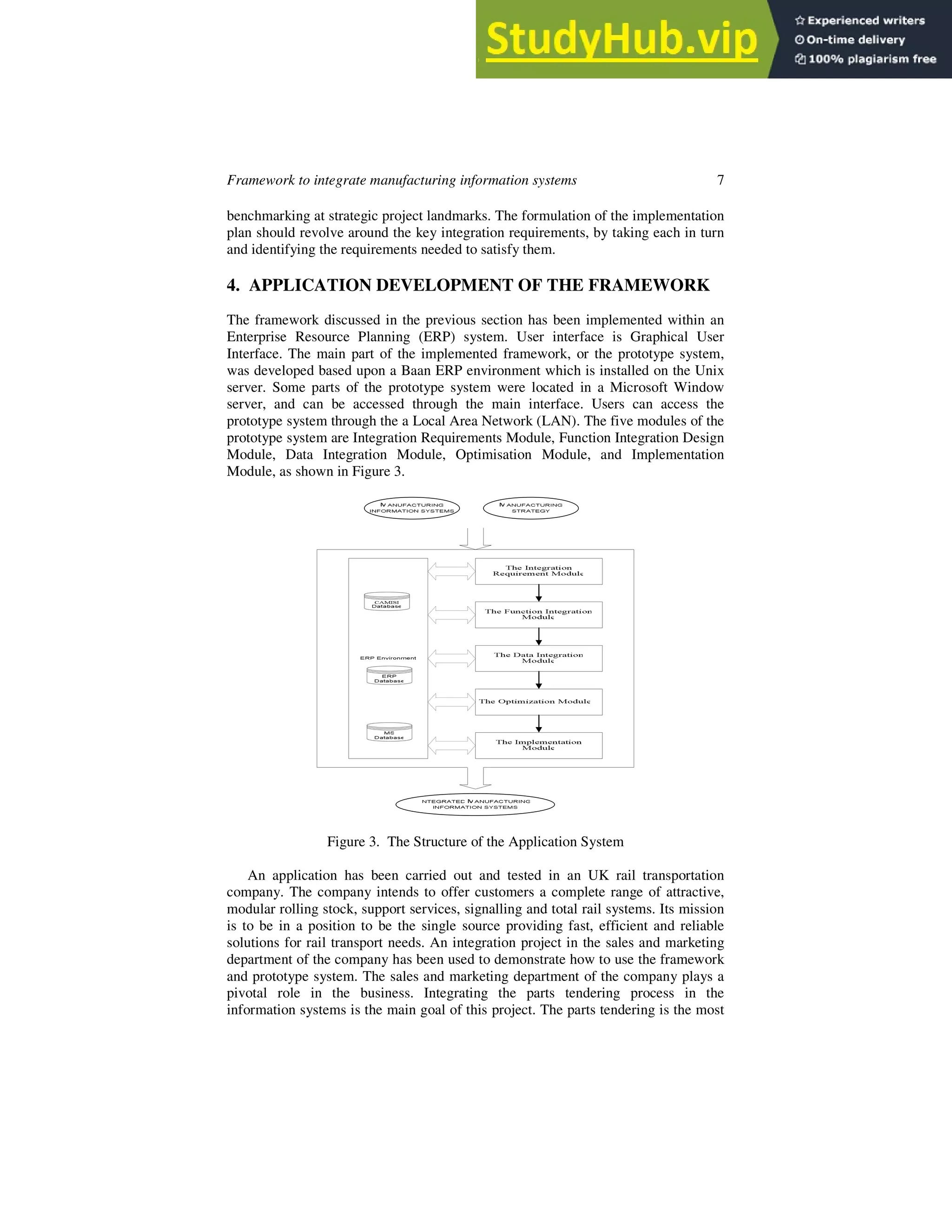 A Framework To Integrate Manufacturing Information Systems | PDF | Manufacturing Industry ...