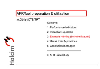 AFR and Petcoke - Preparation and Utilization.ppt