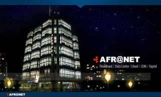 Afranet at a glance 2016 | PPTX
