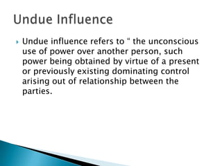 A free consent ppt bba | PPTX | Law