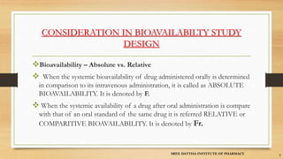 Bioavailability | PPT