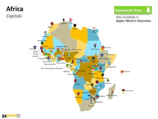Africa Countries Map PowerPoint Slides | PPSX