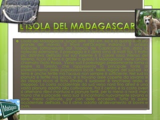 Viaggio in Madagascar | PPTX