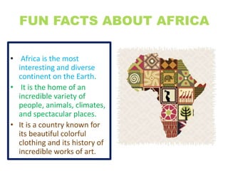 Africa for kids | PPTX