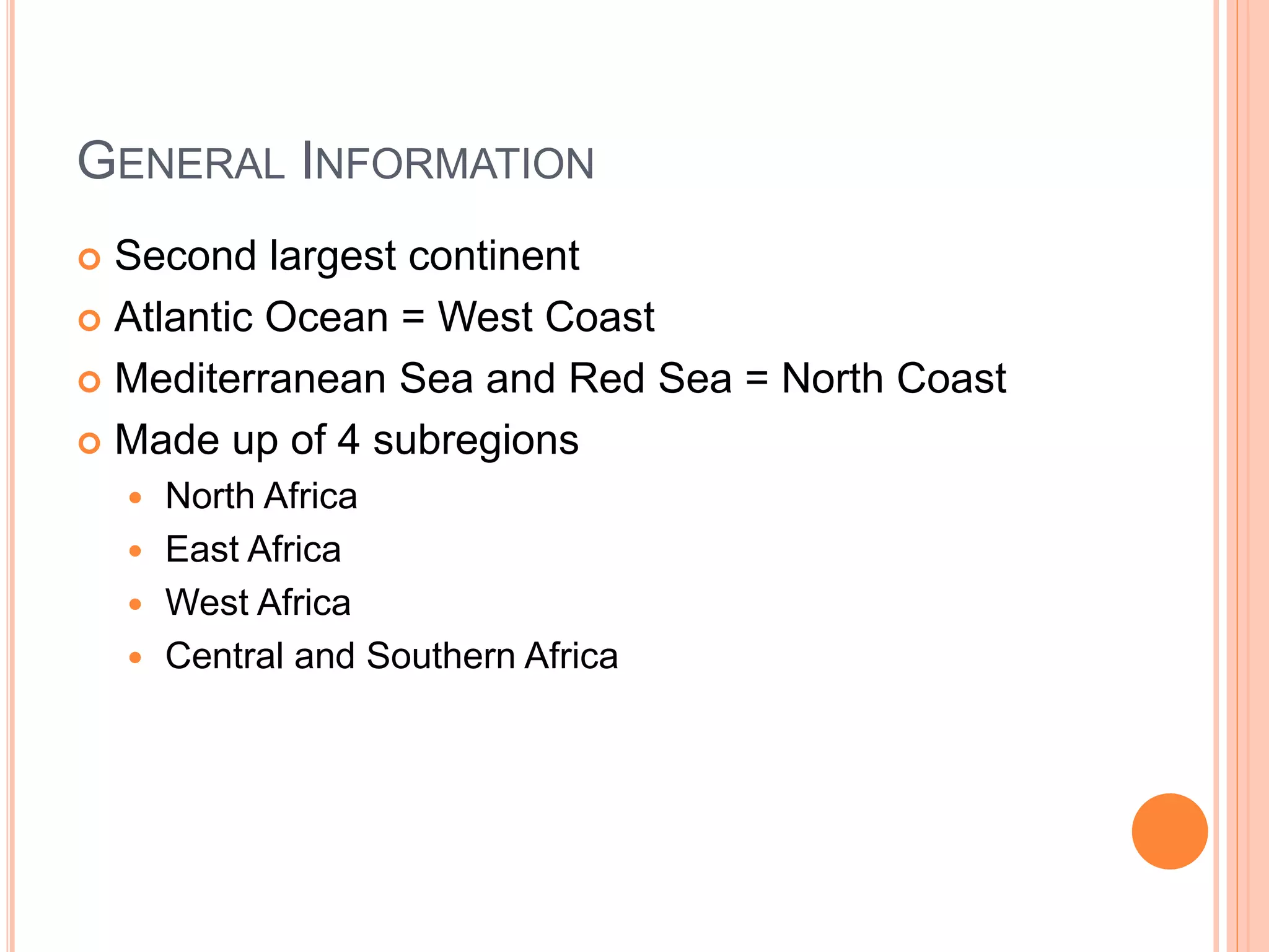 Africa physical geography | PPTX
