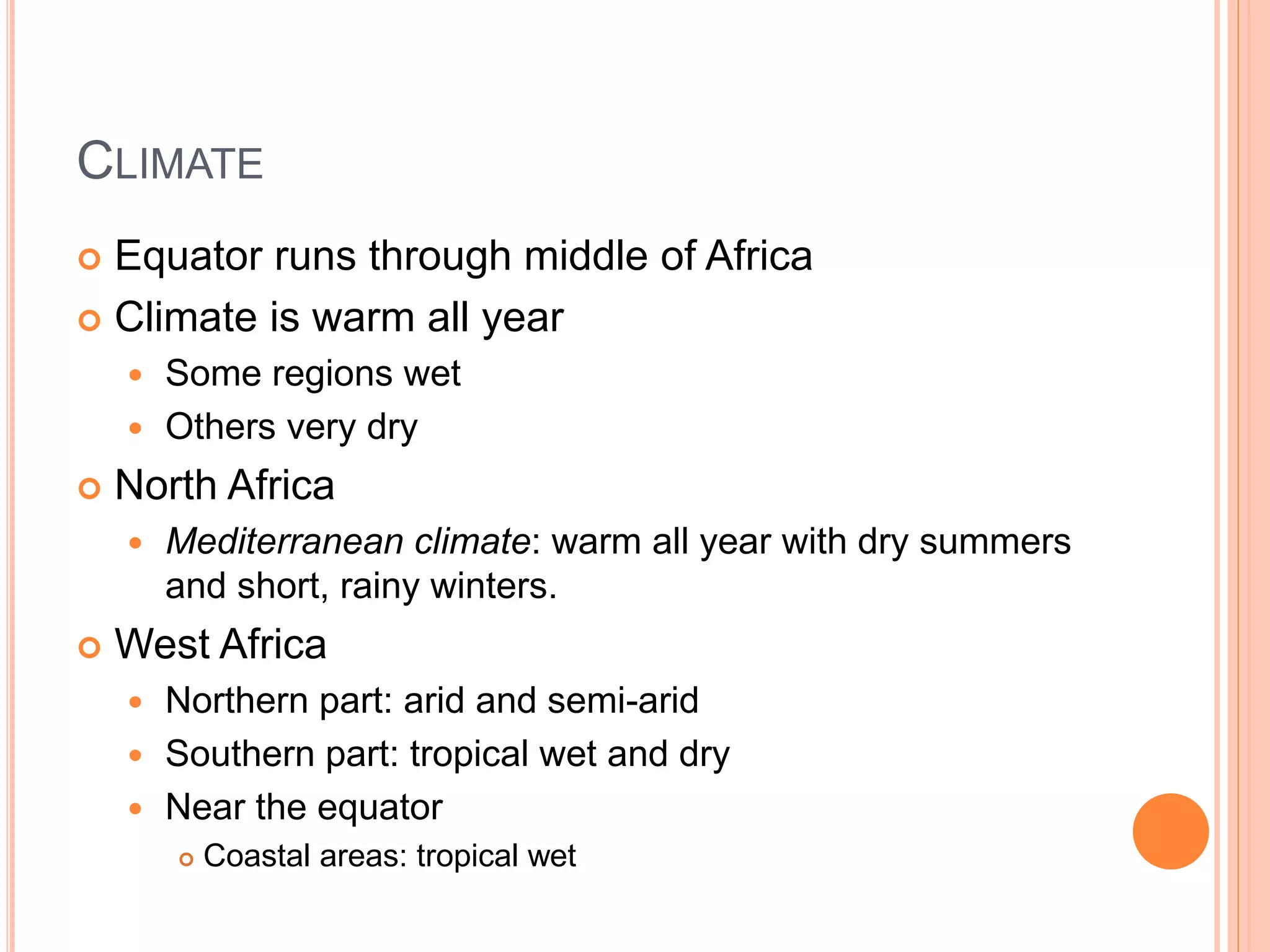 Africa physical geography | PPTX