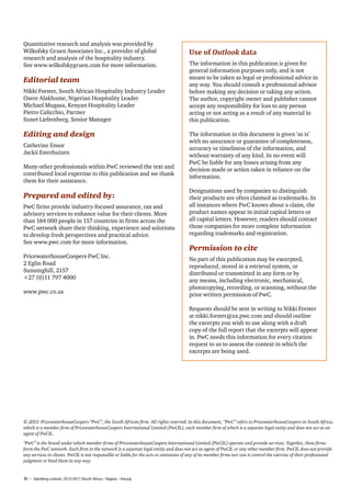 PwC Report "Betting on Africa" | PDF