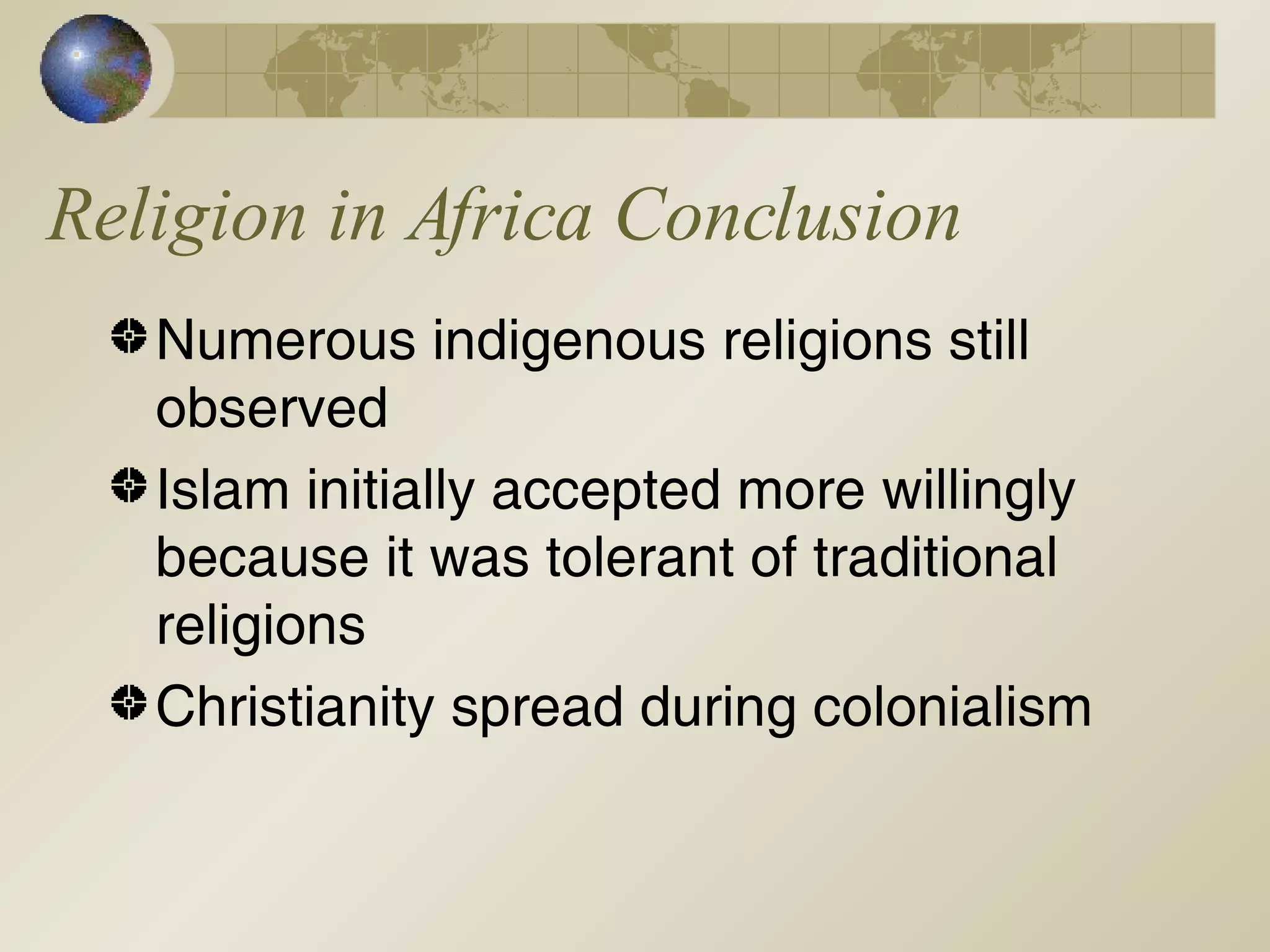 Africa Religion Culture | PPT