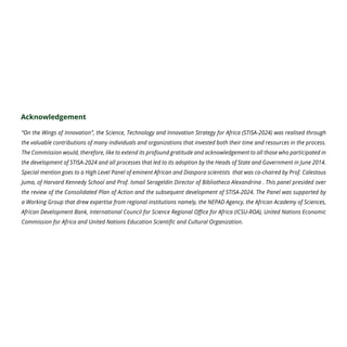 Africa-Science, Technology and Innovation Strategy for Africa ...