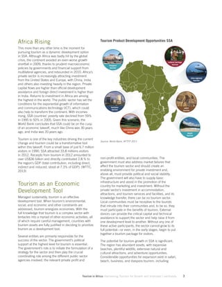 Africa tourism-report-2013-overview | PDF
