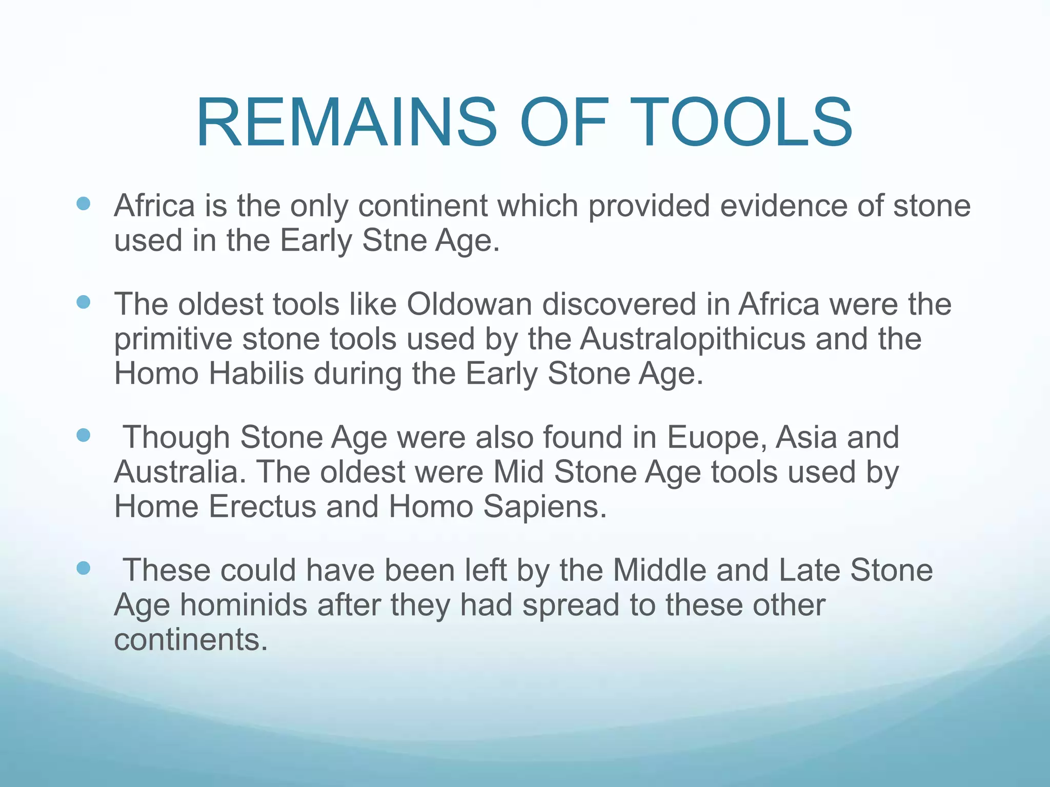 Africa as cradle of mankind | PPT