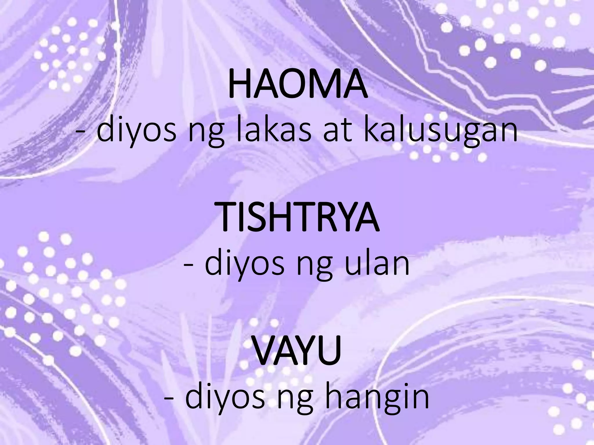 MITOLOHIYA MULA SA AFRICA AT PERSIA | PPTX