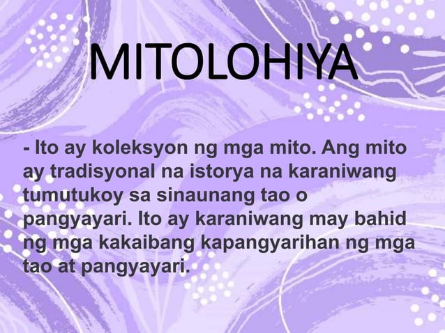 MITOLOHIYA MULA SA AFRICA AT PERSIA | PPTX