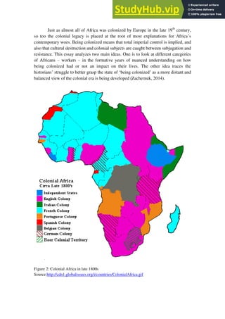 Africa Before And After Colonization | PDF