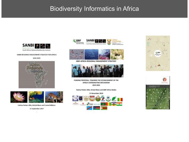 Continental Synthesis - Africa biodiversity course 2021 Fatima Parker-Allie | PPT