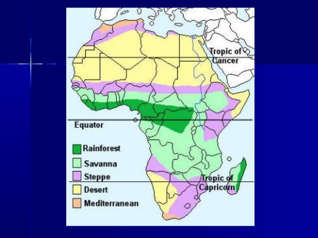 Africa climate and vegetation | PPT
