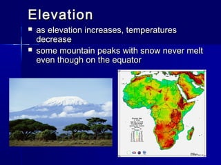 Africa climate and vegetation | PPT