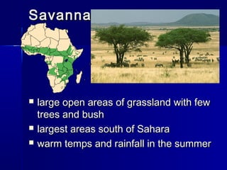 Africa climate and vegetation | PPT