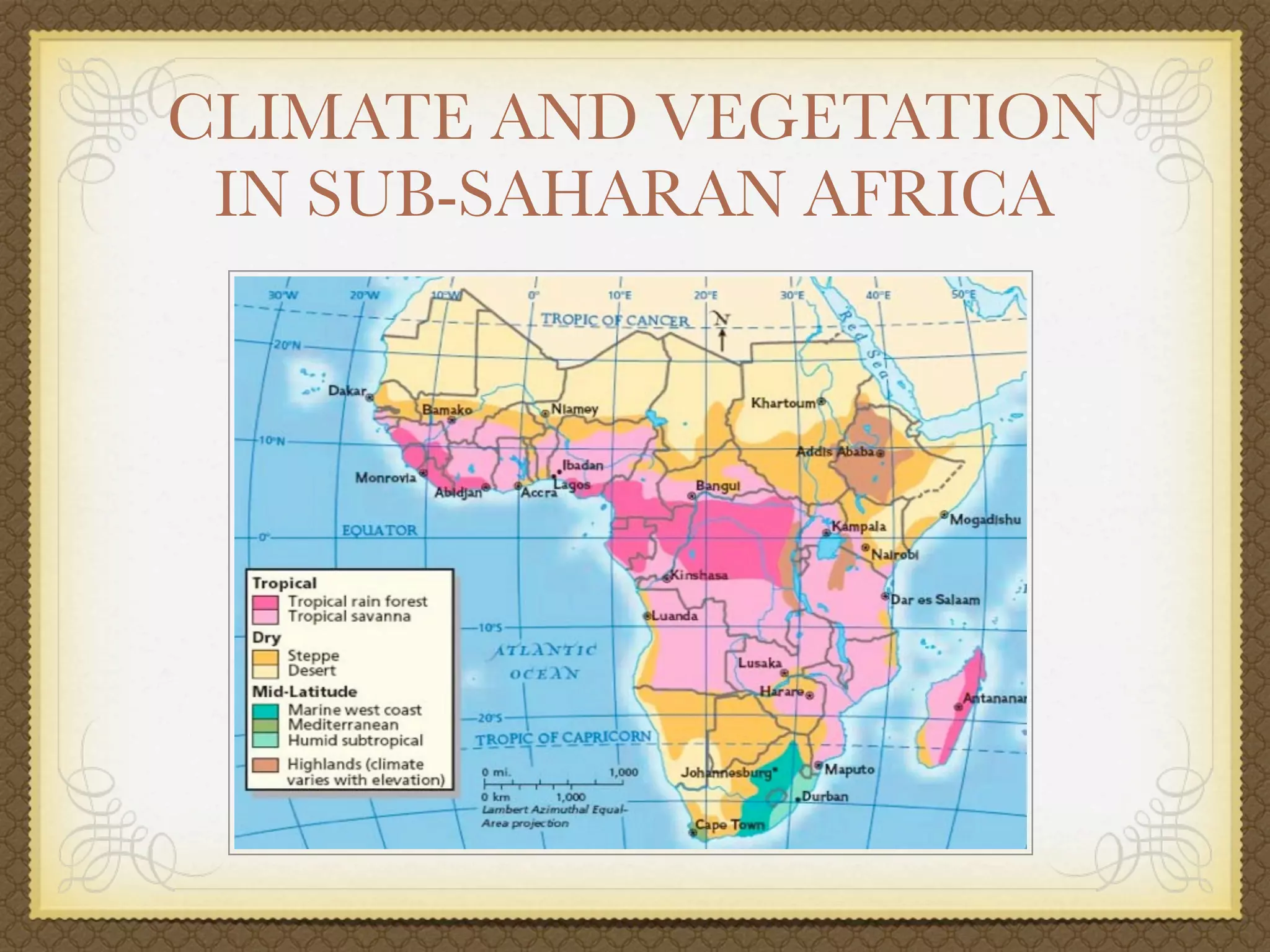 Africa climates | KEY
