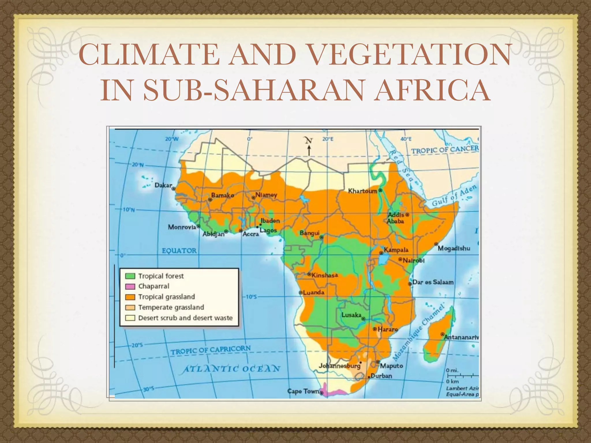 Africa climates | KEY