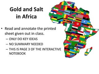 Africa day 3 | PPT