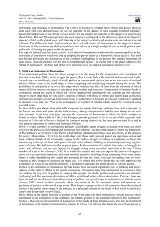 Africa in contemporary world politics the dynamics and effects of ...
