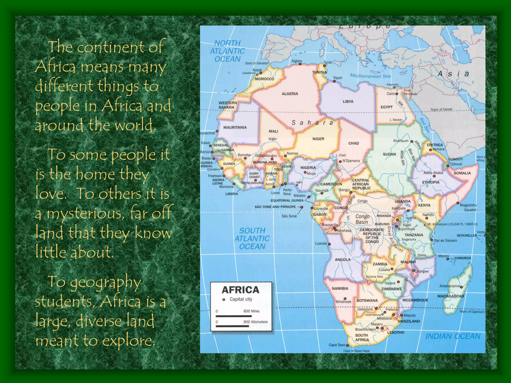 Africa, Land Of Contrasts | PPT