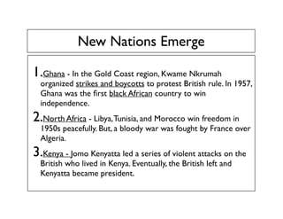 Africa lecture #6 | PPT