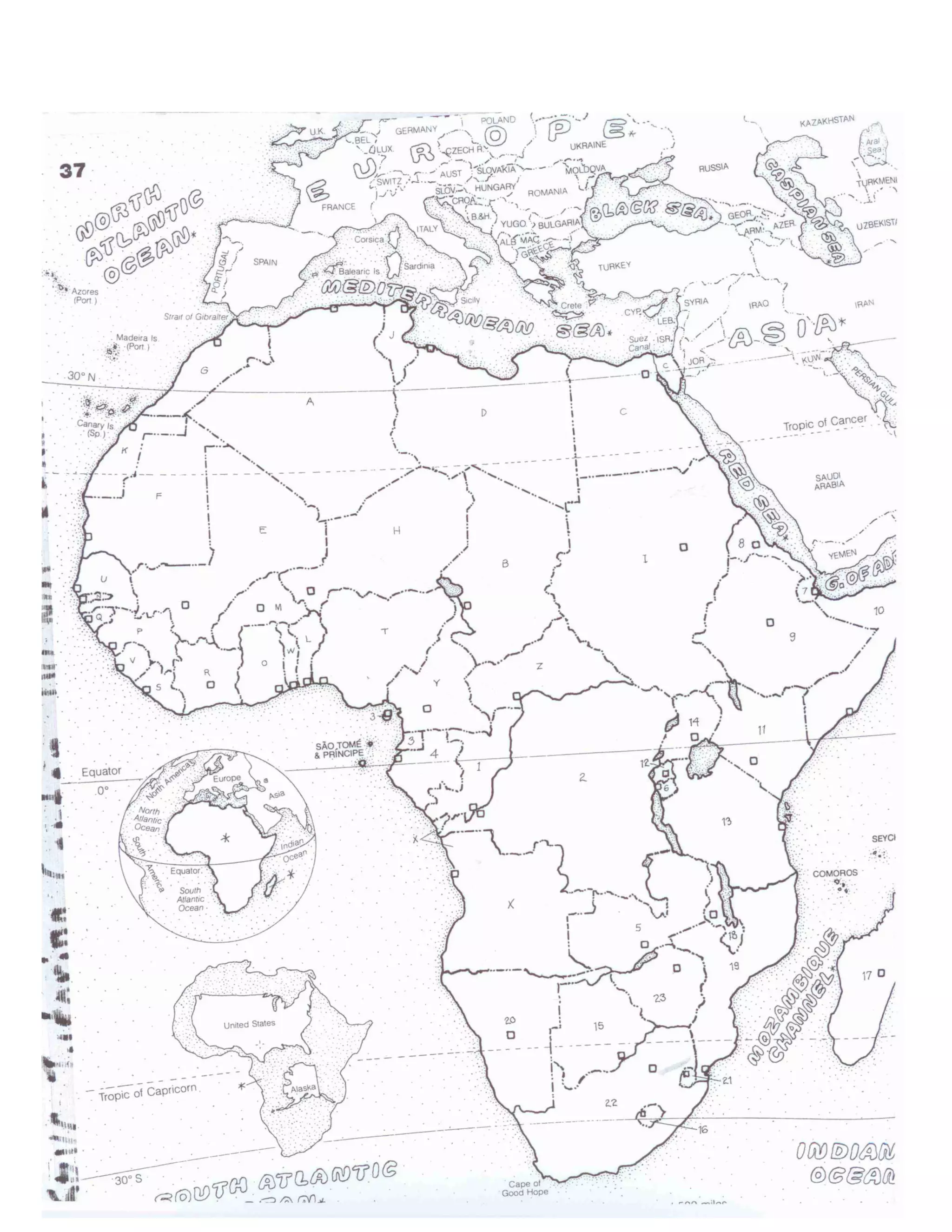 Africa map packet | PDF